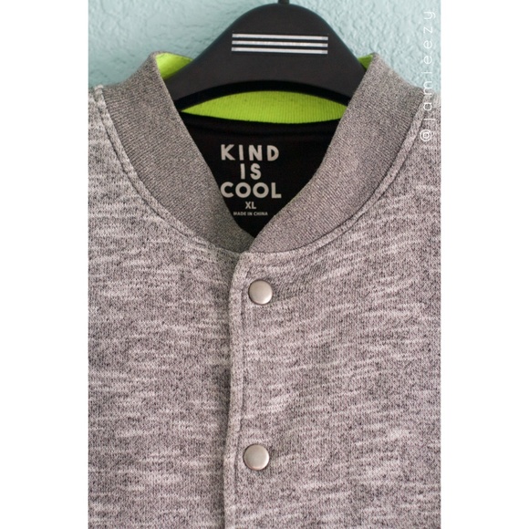 Kind Is Cool | Jackets & Coats | Kind Is Cool Kids Buttondown Varsity ...